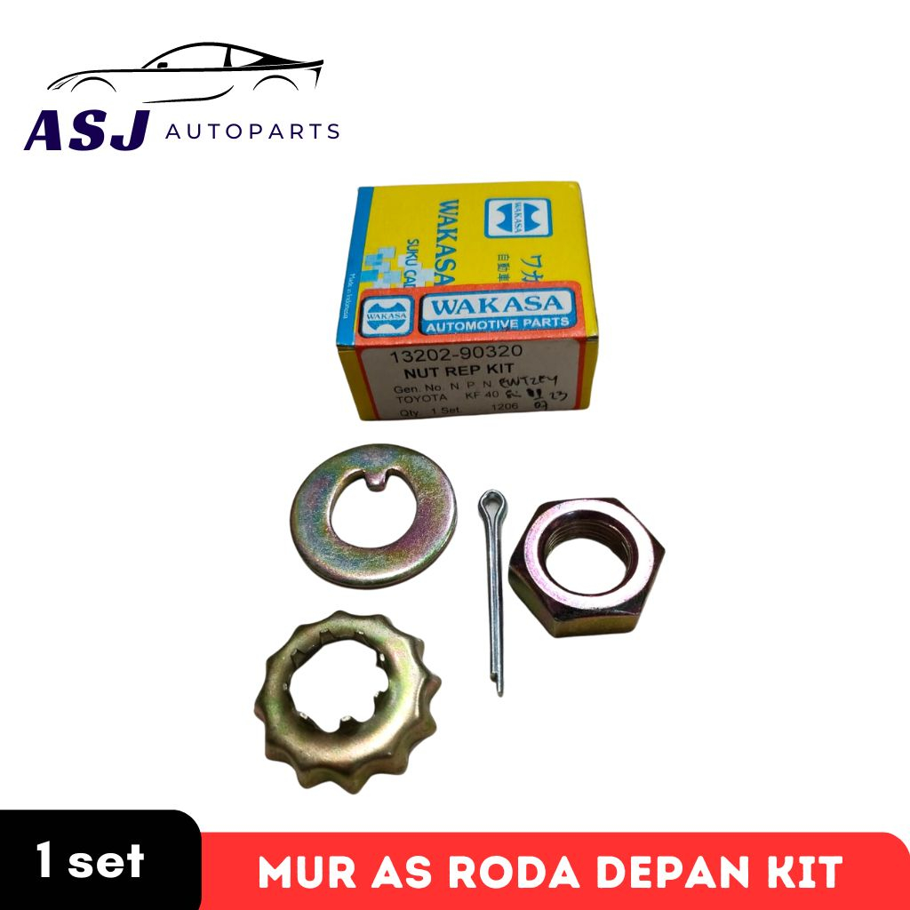 Jual Mur As Roda Depan Kit Toyota Kijang Super / Grand / Kapsul 7K ...