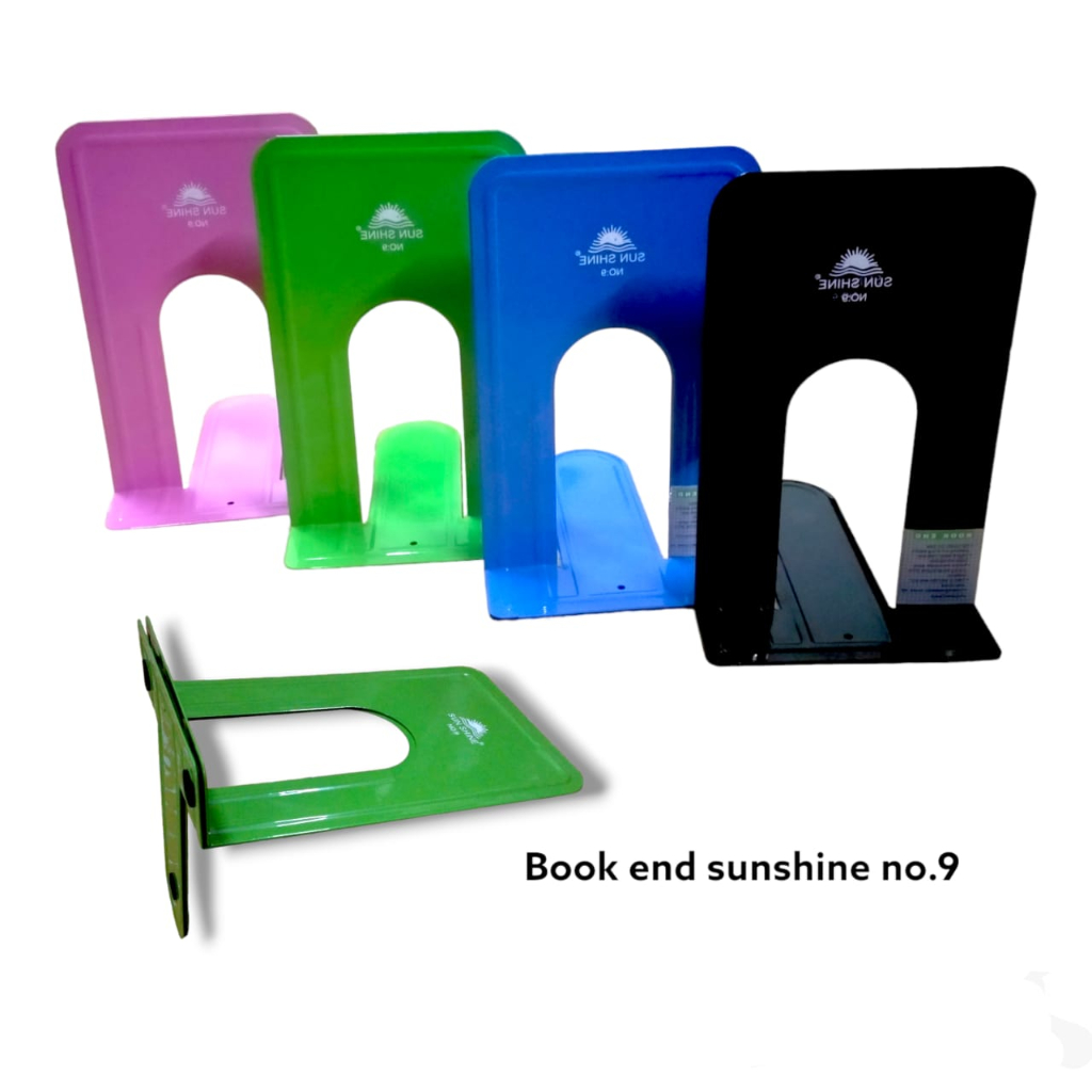 Jual Pembatas Penyangga Buku Besi Besar No.9 Bookend Book Holder Stand ...