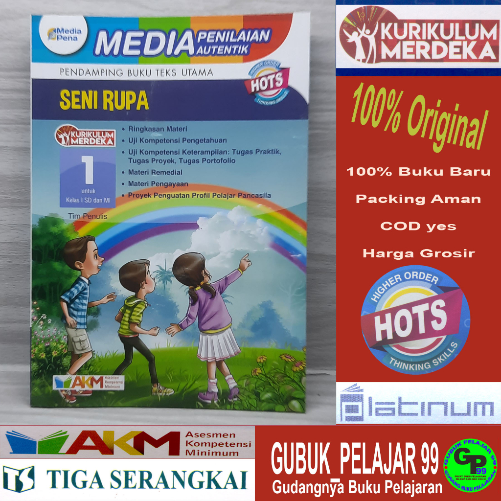 Jual Media Penilaian Autentik SENI RUPA Kelas 1 SD/MI Kurikulum Merdeka TIGA SERANGKAI | Shopee ...