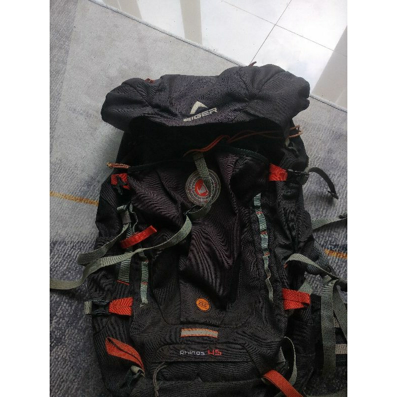 Jual Carrier Eiger rhinos 45L (second) | Shopee Indonesia