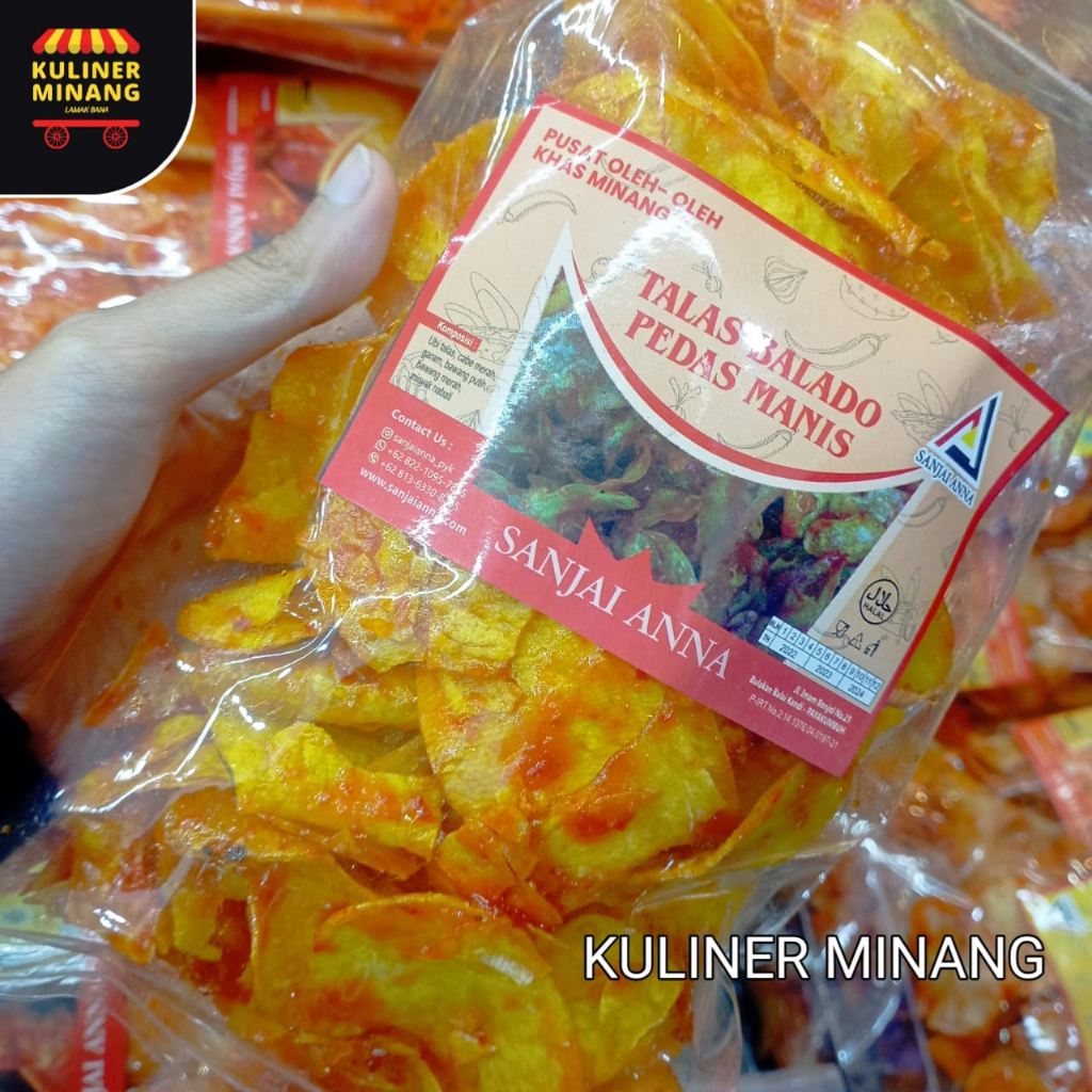 Jual Kerupuk Talas Taleh Balado X Pedas Manis Anna 3 Saudara 250 gr ...
