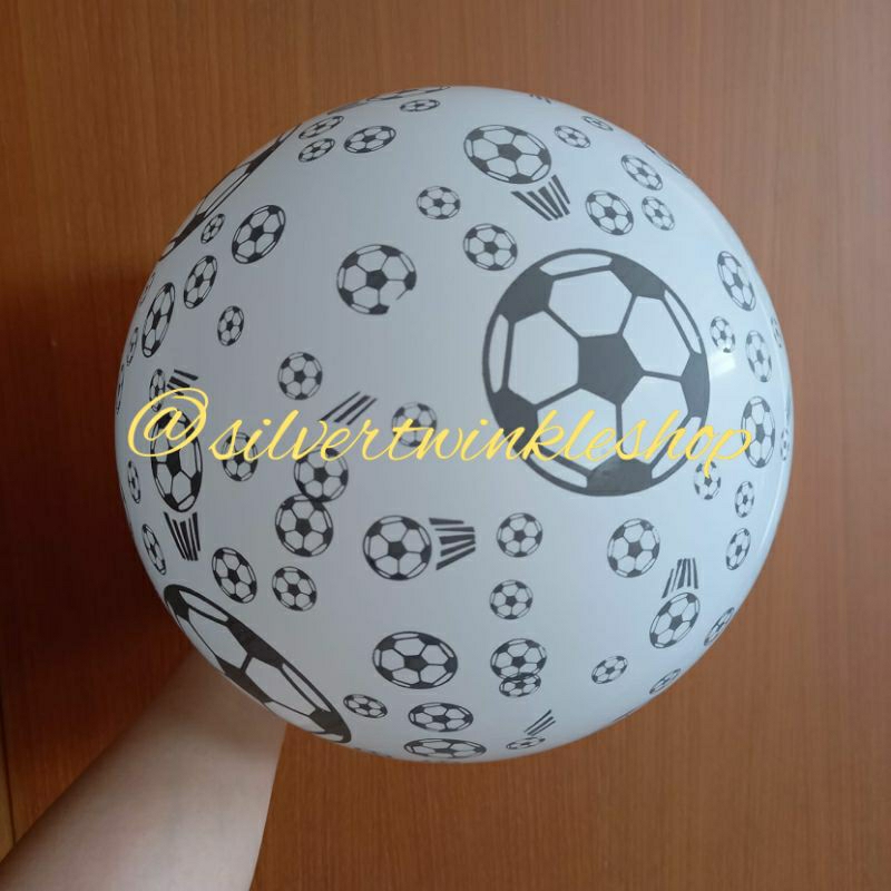 Jual Balon latex sepak bola latek lateks soccer ball balloon baloon ...