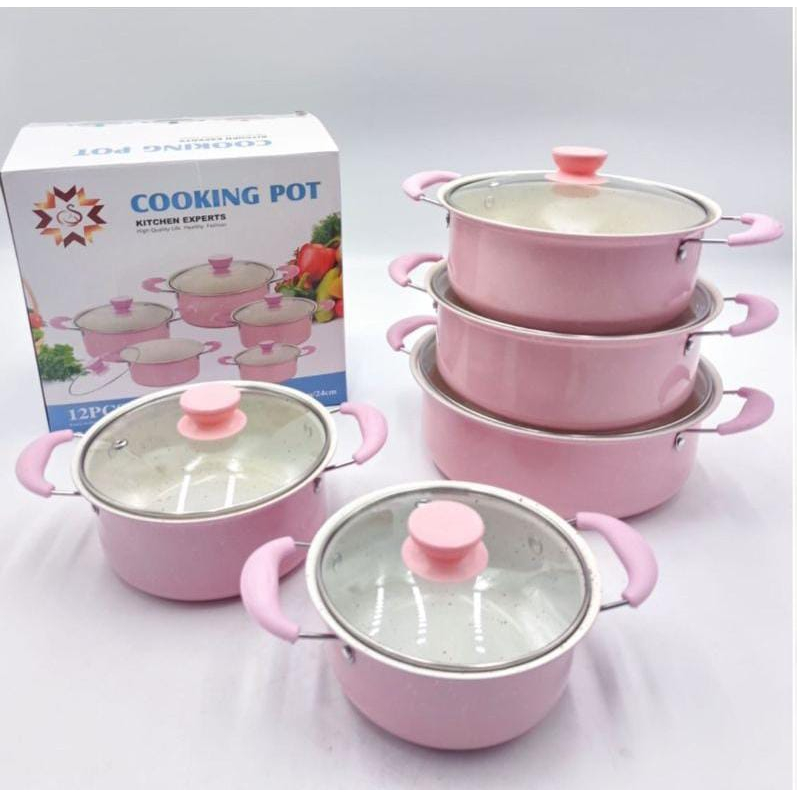 Jual Panci Set Warna 5 In 1 M-812 - Cooking Pot - Stock Pot Serbaguna ...