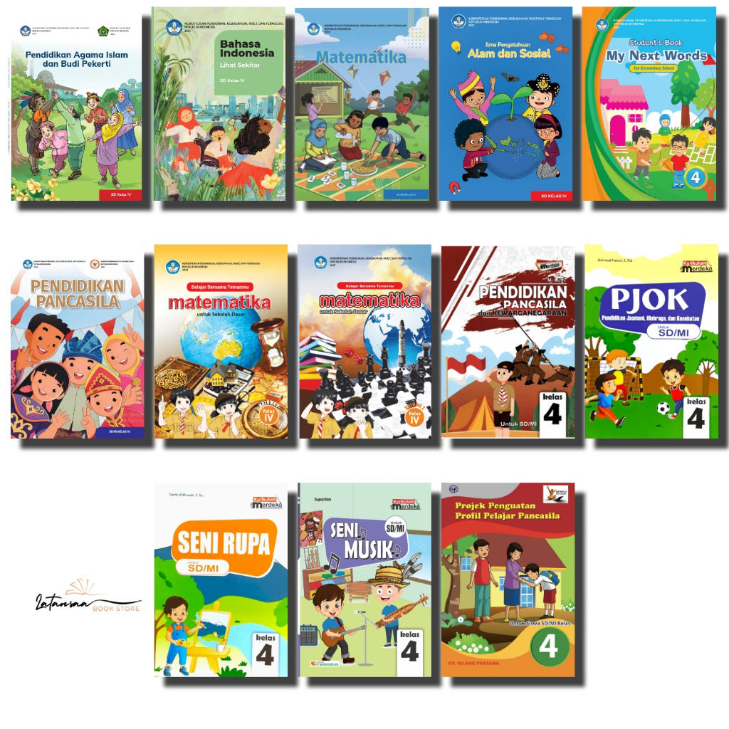 Jual BUKU PAKET KELAS 4 SD/MI KURIKULUM MERDEKA / KURIKULUM PENGGERAK | Shopee Indonesia