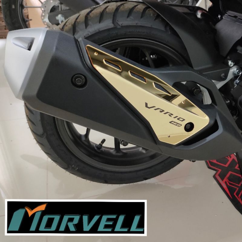 Jual honda vario 160 garnish muffler cover Click 160 garnis tutup knalpot | Shopee Indonesia