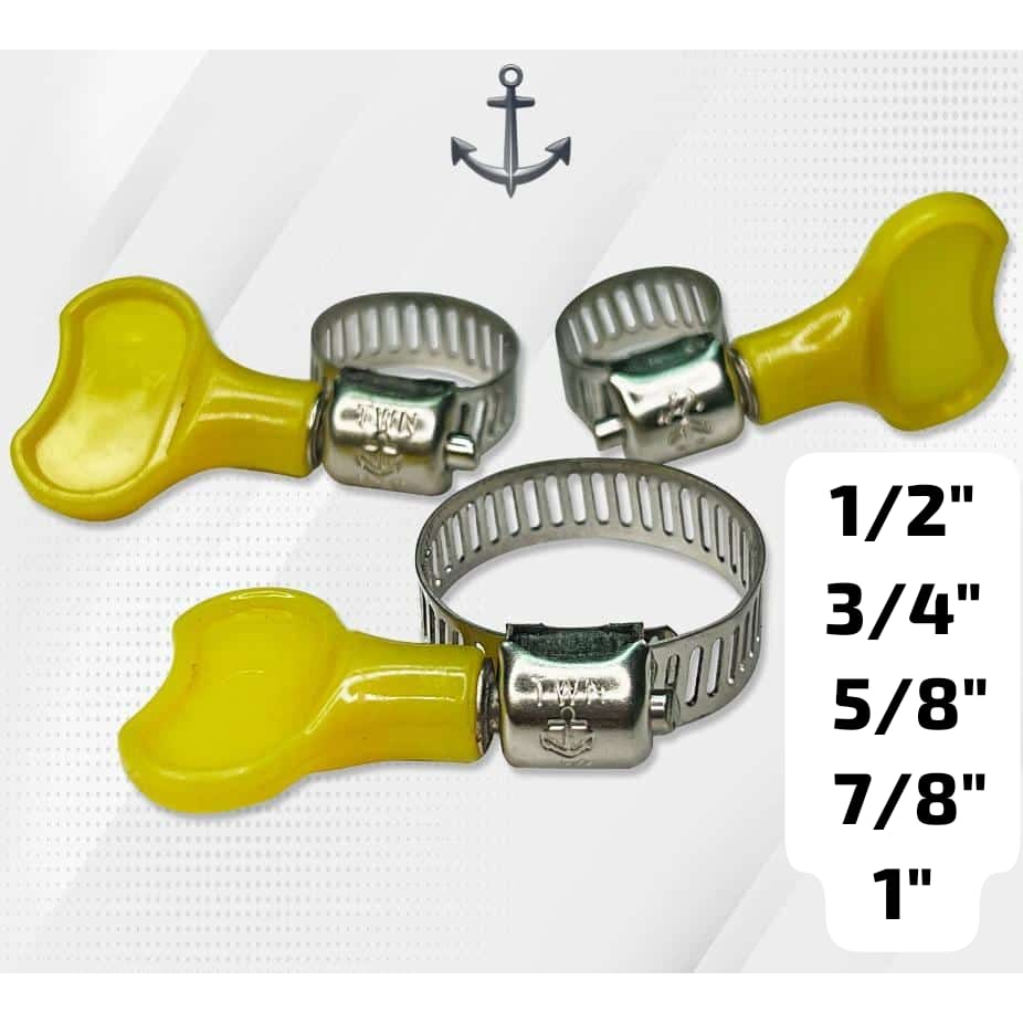 Jual Stainless klem selang kuping plastik/klem selang gas air | Shopee ...