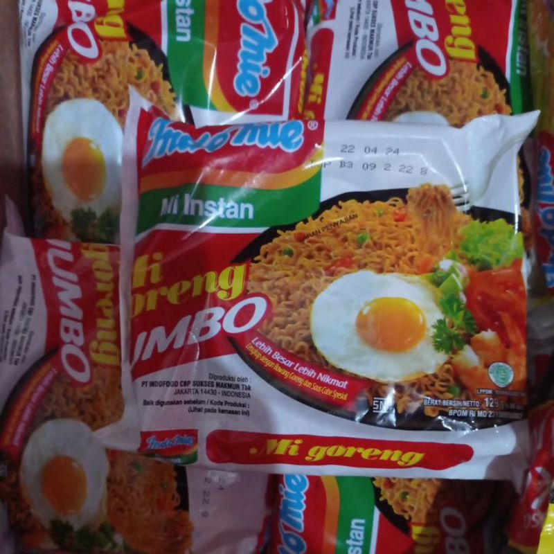 Jual PROMO Indomie Goreng JUMBO 129gr | Shopee Indonesia