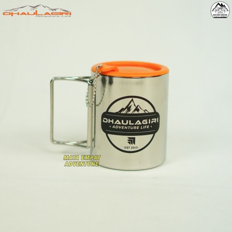 Jual MUG DHAULAGIRI STAINLESS GELAS OUTDOOR CAMPING WALL VACUM MUG ...