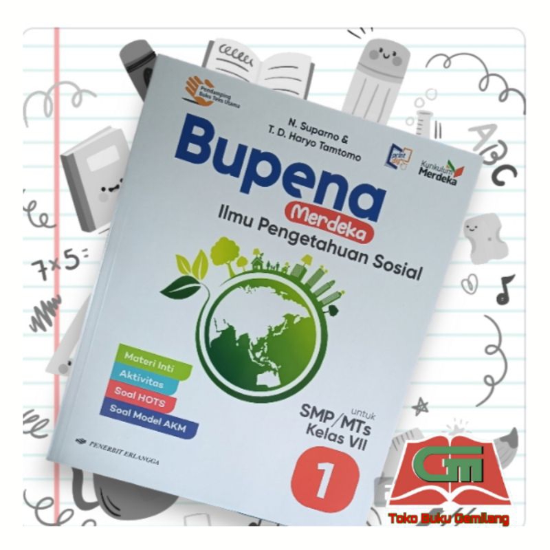Jual BUKU BUPENA IPS (ILMU PENGETAHUAN SOSIAL)SMP/MTS KELAS 7 KURIKULUM MERDEKA PENERBIT ...