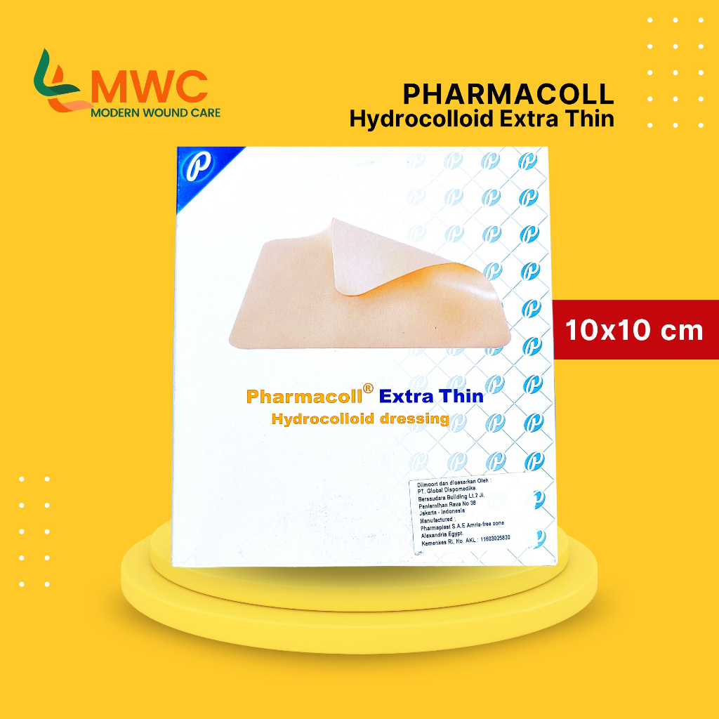 Jual Hydrocolloid Pharmacoll Extra Thin 10x10cm | Pimple Patch | Pimple ...