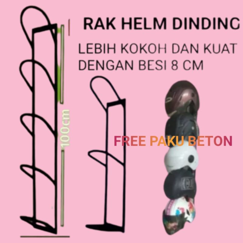 Jual RAK HELM/GANTUNGAN HELM/TEMPAT HELM TEMPEL DINDING | Shopee Indonesia