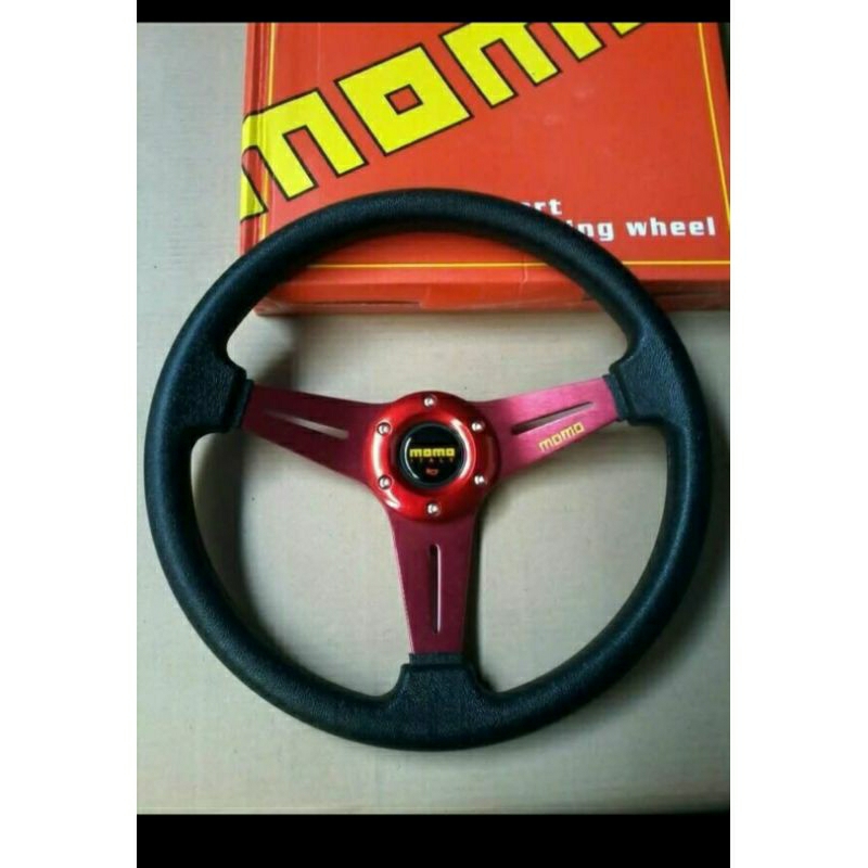 Jual Stir Mobil Racing Momo Universal - Setir Mobil Racing Momo 13inch ...