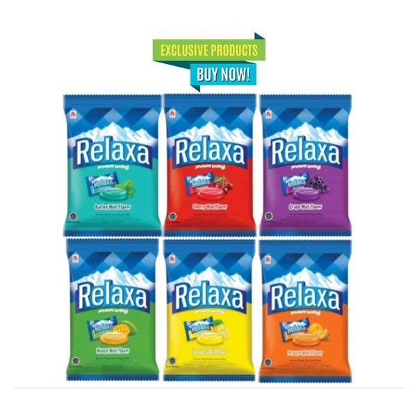 Jual PERMEN RELAXA ALL VARIANT 125g ( ISI 50 ) PROMO !!! | Shopee Indonesia