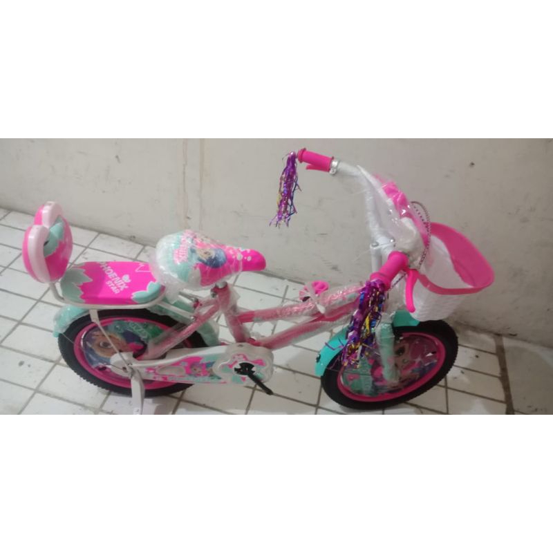 Jual Sepeda anak mini 16 inch phoenix star ready gambar kartun cewek ...