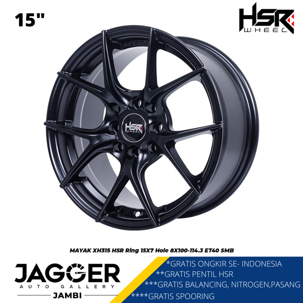 Jual velg mobil avanza xenia agya ayla brio yaris sigra. Hsr MAYAK R15X6,5 H8 | Shopee Indonesia