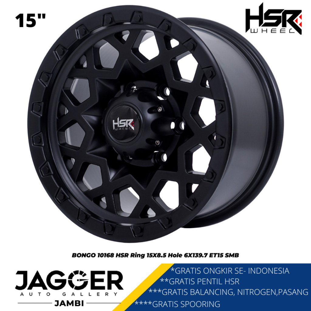Jual Velg mobil hiace, phanter touring, hilux, triton. HSR BONGO R15X85 ...