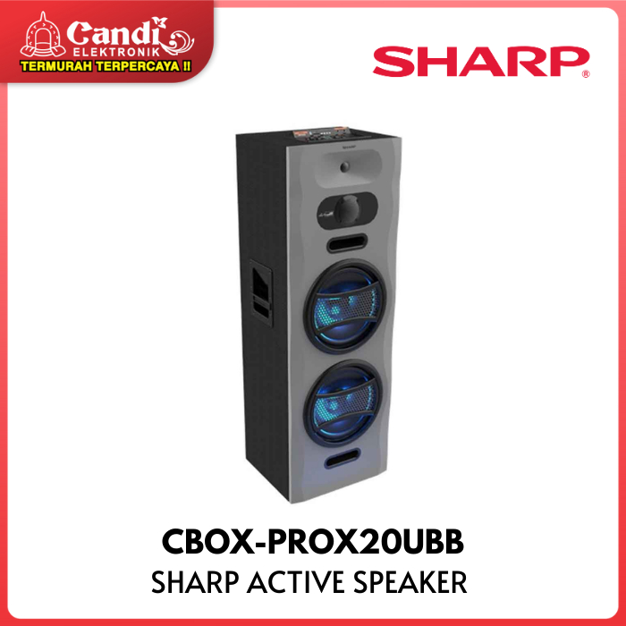 Jual SHARP Active Speaker Woofer 10 Inch x 2 CBOX-PROX20UBB | Shopee ...