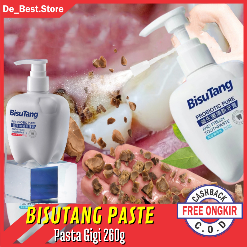 Jual BISUTANG Pasta Gigi Pemutih Gigi 260g - BISUTANG Odol Gigi Pembersih Noda Karang Gigi 260g ...