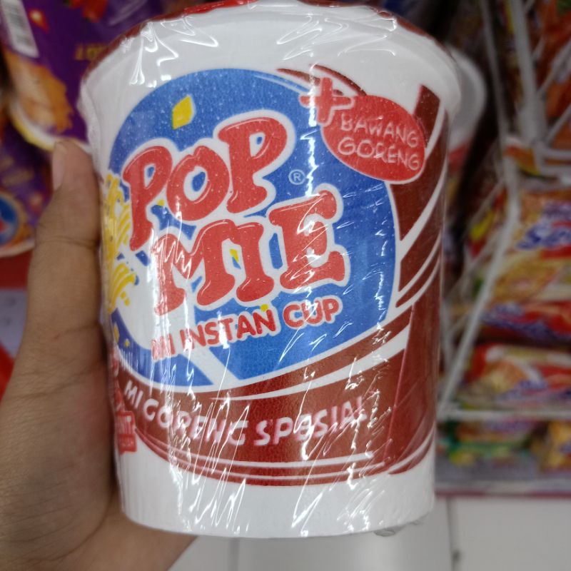 Jual Pop Mie Mi Instan Cup Goreng Spesial, Popmie Goreng | Shopee Indonesia