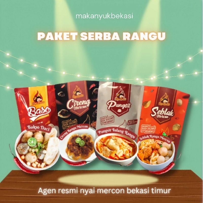 Jual Paket Serba Rangu Nyai mercon | Shopee Indonesia