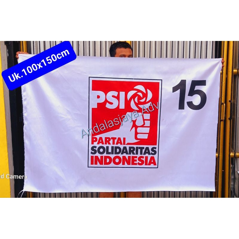 Jual BENDERA PSI Uk.100cm X150cm ( Dasar Putih) | Shopee Indonesia