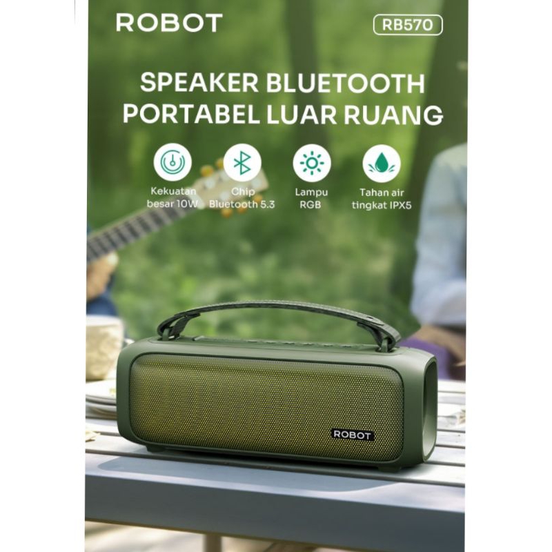 Jual SPEAKER BLUETOOTH ROBOT RB570 ORIGINAL | Shopee Indonesia