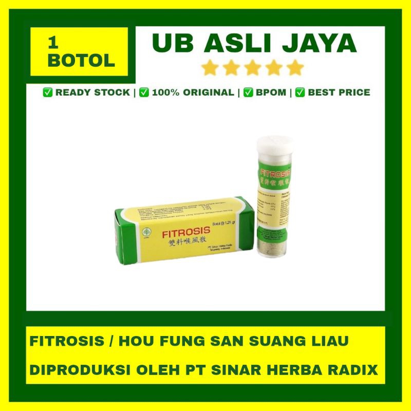 Jual Fitrosis Huo Feng san Hau Fung san powder obat panas dalam ...