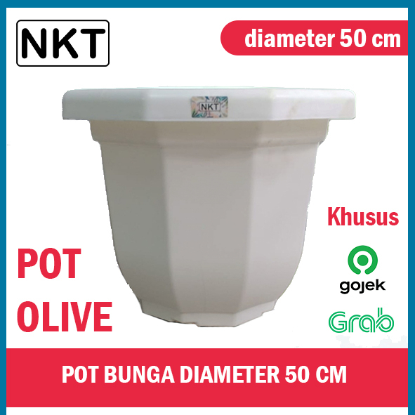 Jual KHUSUS GOJEK - Pot Bunga OLIVE NKT diameter 50 CM | POT JUMBO 50 ...