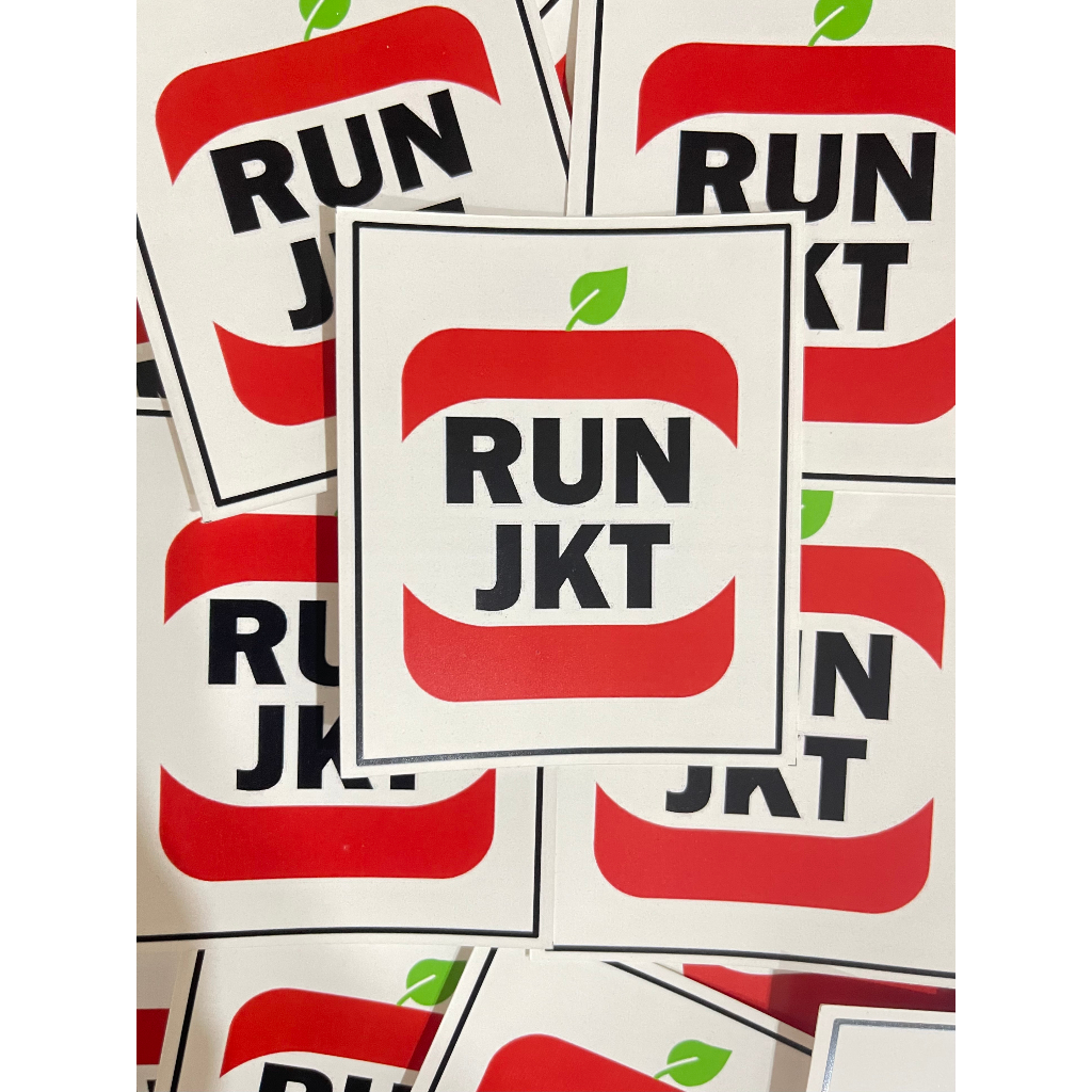 Jual RUN JKT / Run JKT Sticker / Stiker RUN JKT - Series 1 (JKT Series ...