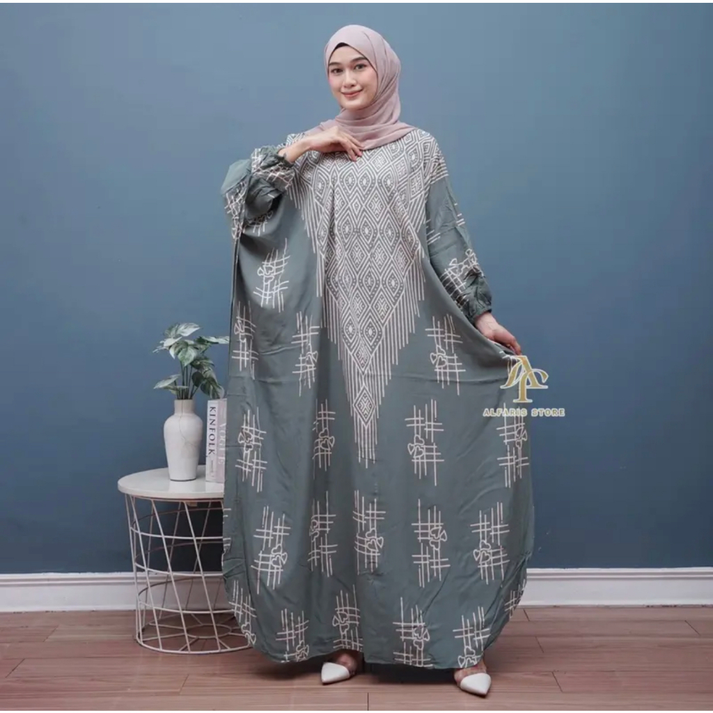 Jual (GROSIR DASTER) Riyana Kaftan Rayon Paula Kaftan Bara Kaftan ...