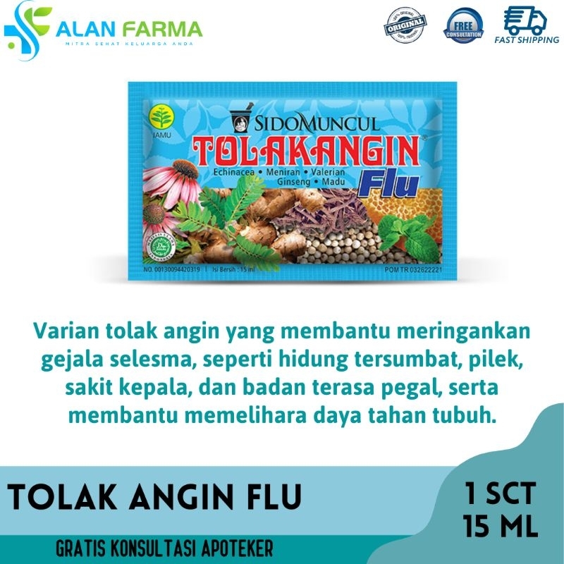 Jual Tolak Angin Flu Sachet | Tolak Angin Biru Sachet | Shopee Indonesia