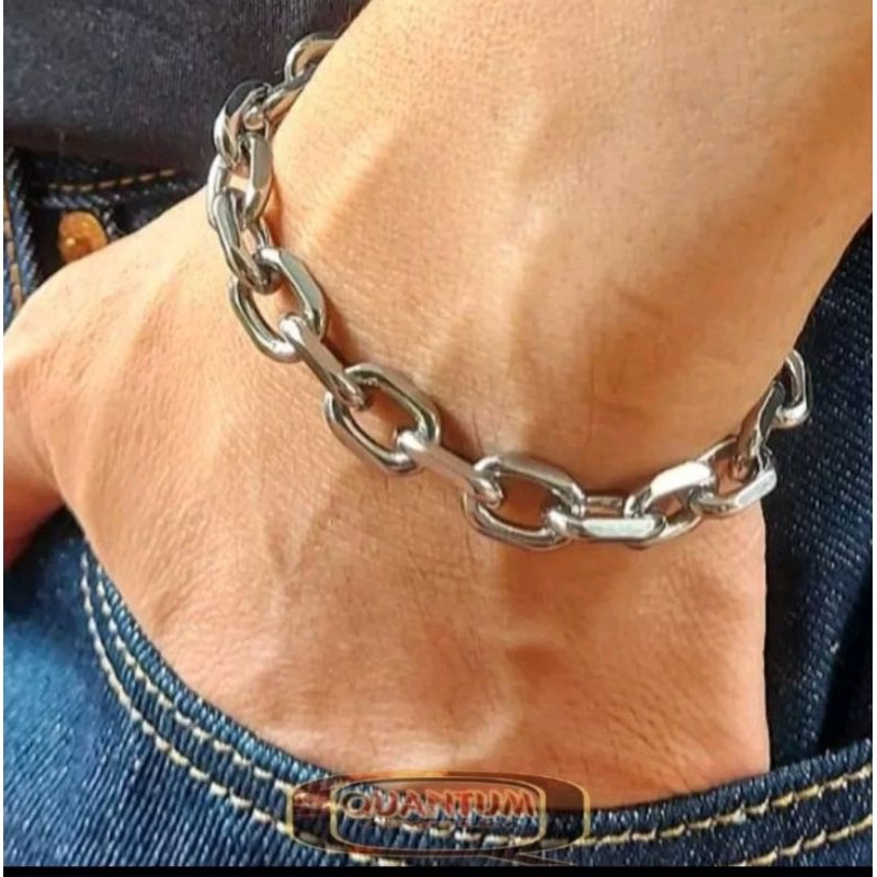 Jual gelang stainless steel model rantai kapal anti karat | Shopee ...