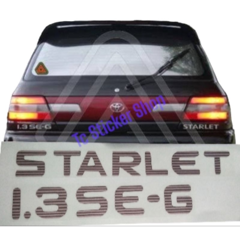 Jual Sticker Starlet 1.3 SE-G | Shopee Indonesia