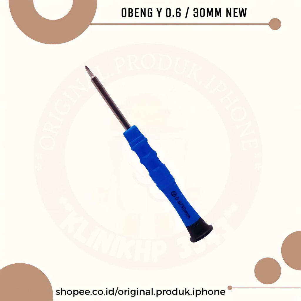 Jual OBENG Y 0.6/30 MM HANDPHONE ORIGINAL NEW | Shopee Indonesia