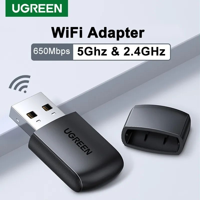 Jual UGREEN WiFi USB Receiver Dongle Adapter Dual Band 2.4GHz - 5Ghz ...