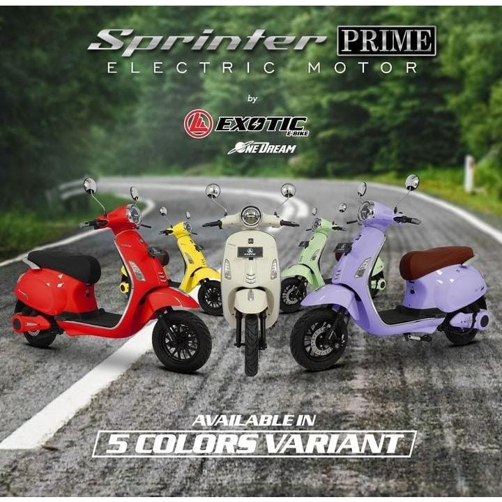 Jual Sepeda Motor Listrik EXOTIC Sprinter Prime Motor Listrik Dewasa ...