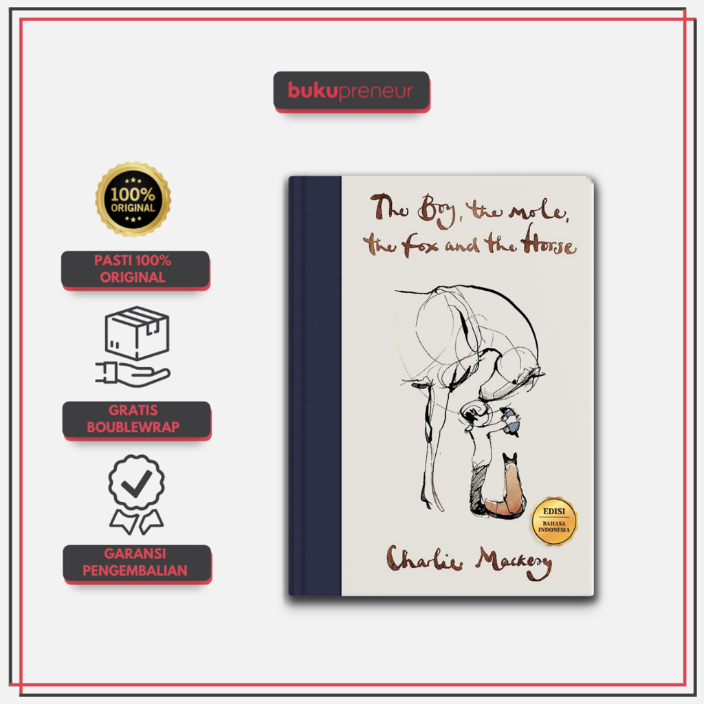 Jual Buku The Boy The Mole The Fox and The Horse - Charlie Mackesy ...