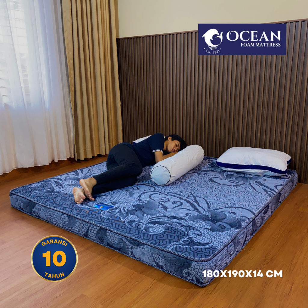 Jual KASUR BUSA OCEAN REBOUNDED UK.180X190X14CM | Shopee Indonesia