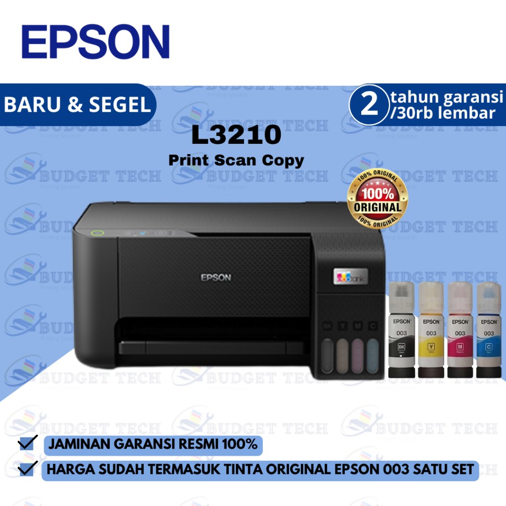 Jual Printer Epson L3210 / L3211 - Ink Tank / All In One Garansi Resmi Epson indonesia 2 Th/30 ...