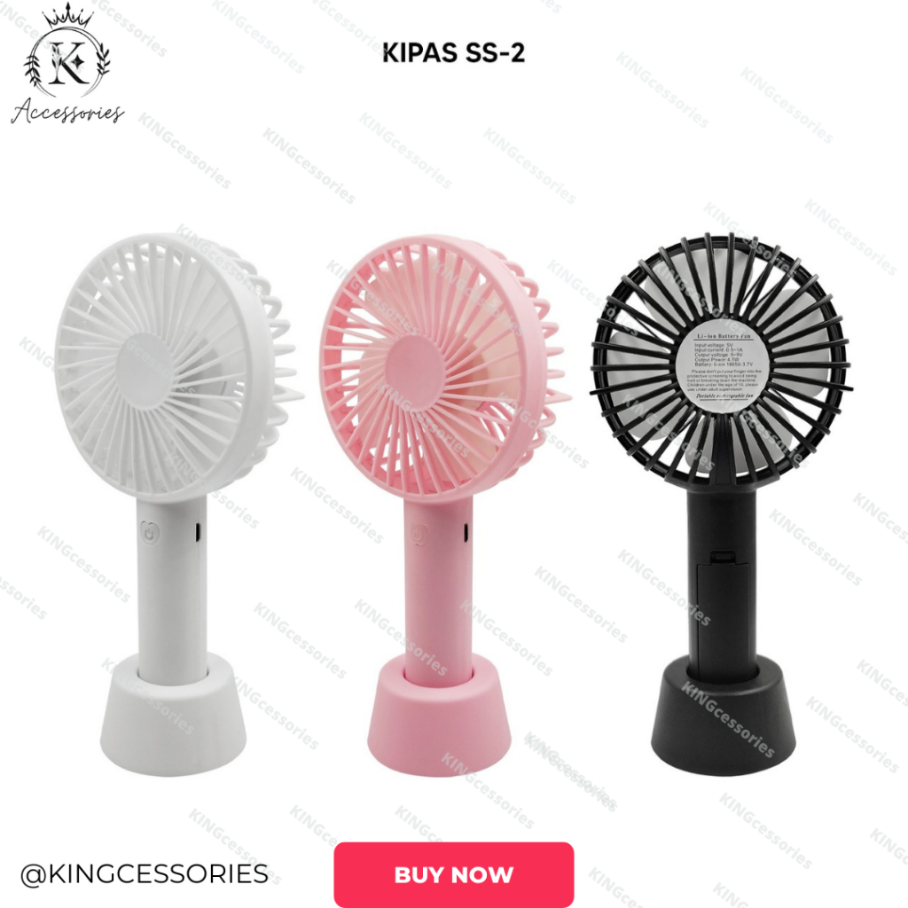 Jual KIPAS MINI FAN PORTABLE FAN SERIES SS-2 TERBARU KIPAS ANGIN MINI ...
