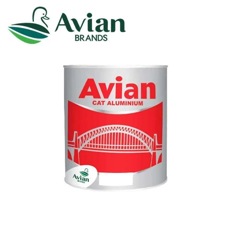 Jual CAT ALUMINUM/CAT BESI/CAT MINYAK AVIAN WARNA SILVER PERAK/CHROME ...