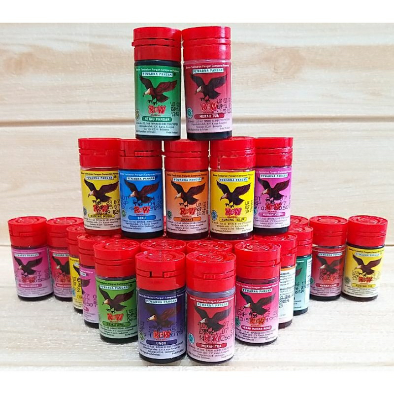 Jual MURAH Pewarna Makanan R&W 12,5ml / Pewarna R&W / Sumbo RW ...