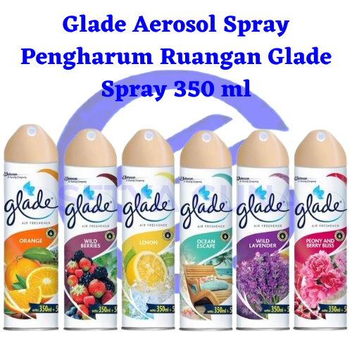 Jual Glade Aerosol Spray Pengharum Ruangan Glade Spray 350 ml All Variant | Shopee Indonesia
