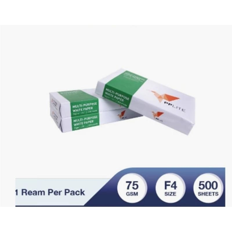 Jual KERTAS HVS F4 PPLITE - 1 RIM | Shopee Indonesia