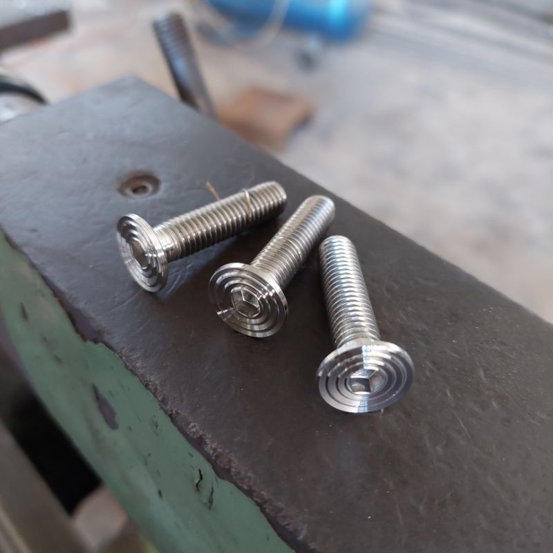 Jual baut L slim m8 stainless panjang 3 cm | Shopee Indonesia