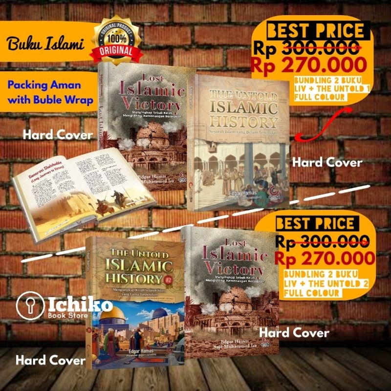 Jual PAKET LOST ISLAMIC VICTORY & The Untold Islamic History Jilid 1 ...
