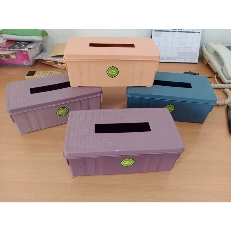 Jual MILA TEMPAT TISU | KOTAK TISU | BOX TISU PLASTIK | Shopee Indonesia