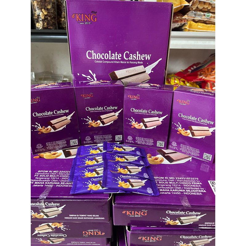 Jual {TERMURAH} COKLAT CASHEW/BISCO PER DUS ISI 4 BOX | Shopee Indonesia