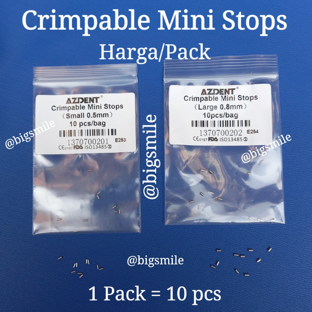 Jual STOPPER ORTHO Crimpable MINI STOP Stopper Kawat Damon TOP QUALITY ...