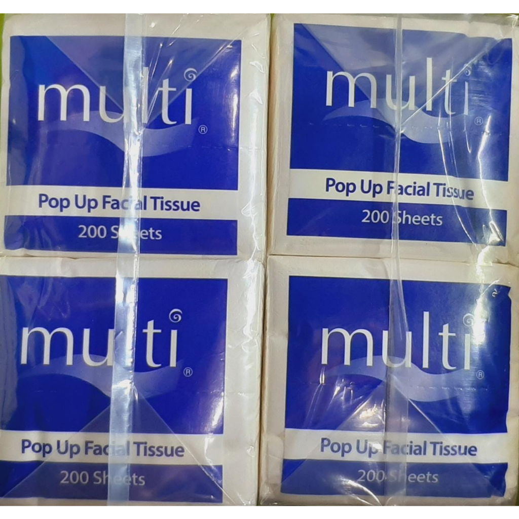 Jual 4 Pcs Tissue Facial POP UP Multi 200 Sheets x 2 Lapis MPH-200MU ...